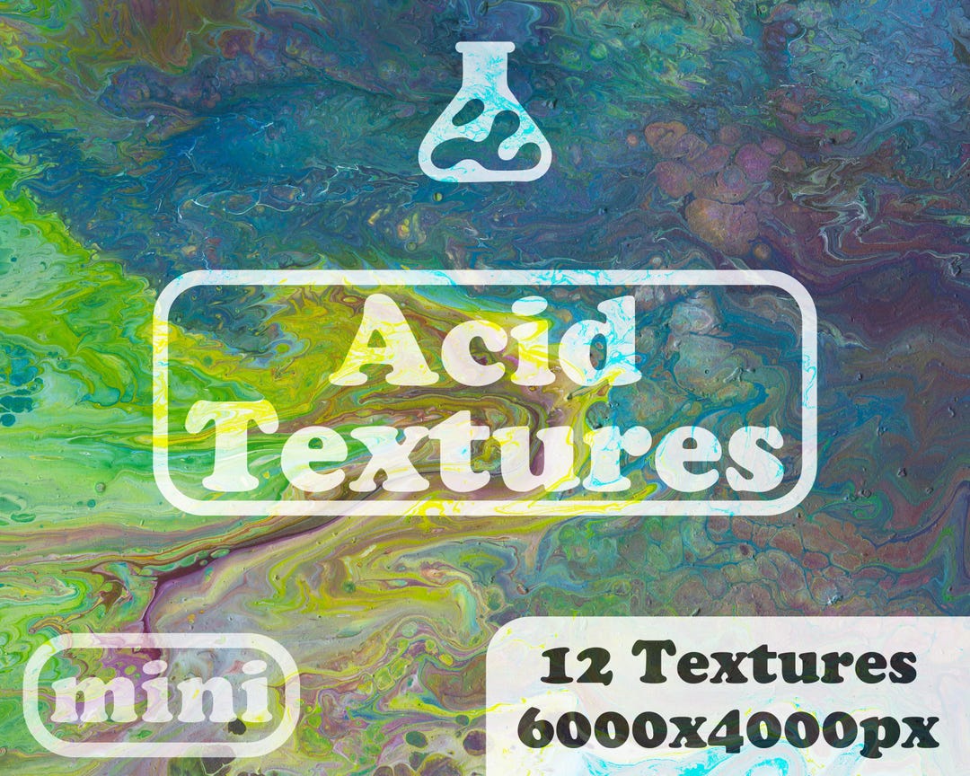 Psychedelic Texture Pack: 12 High-res Abstract Acid Backgrounds - Etsy