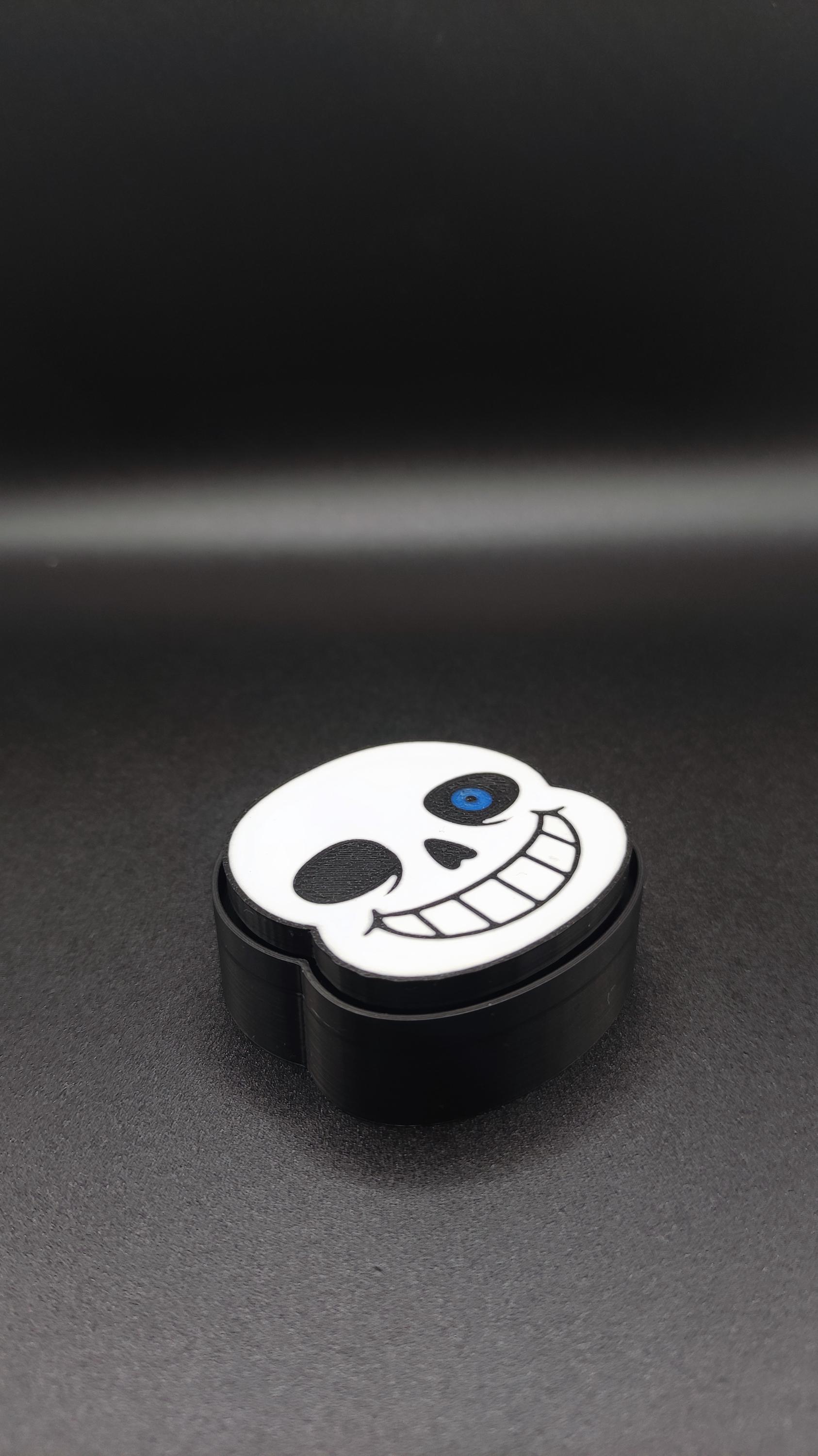 Sans Fidget Clicker – Undertale Inspired Stress Relief Toy – Gamer Gift ...