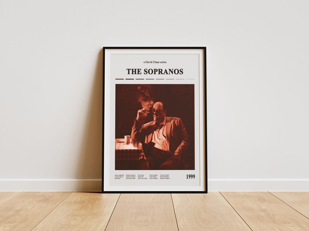 Sopranos Poster, Tony Soprano, Wall Decor - Etsy
