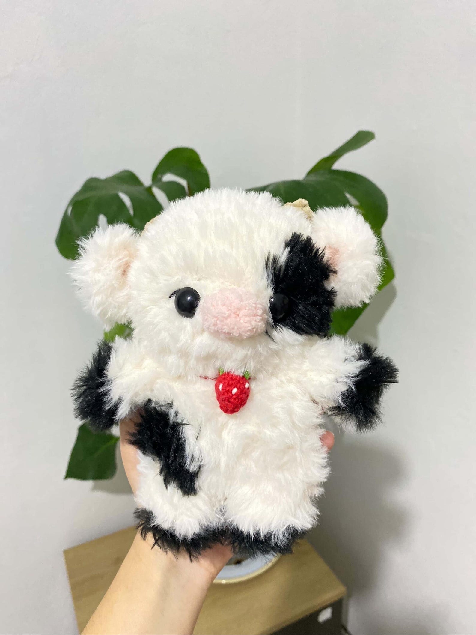 Crochet Fluffy Cow PDF Pattern | Baby Cute Cow Amigurumi Plush Tutorial ...