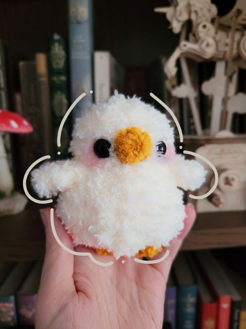 Crochet Baby Chick PDF Pattern | Crochet Amigurumi Plush Fur Chick - Etsy