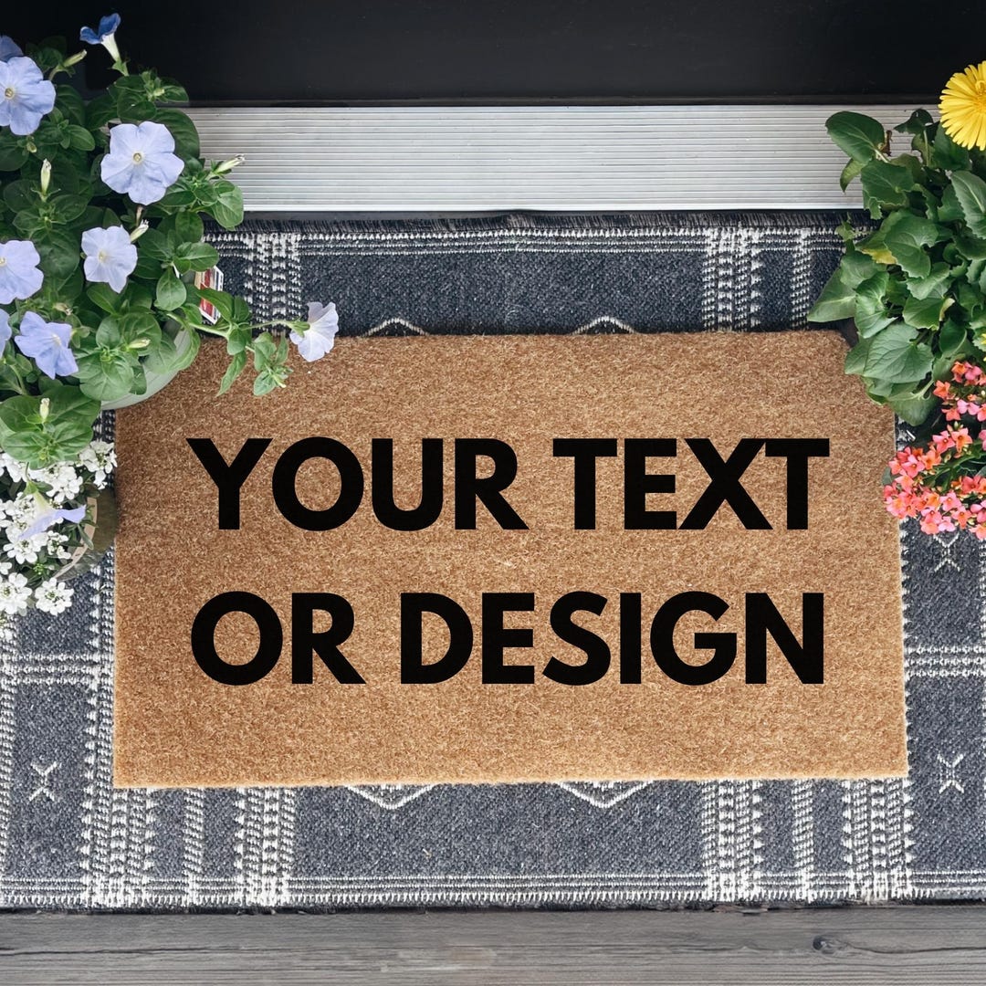 Custom Door Mat, Design Your Own Door Mat, Personalized Door Mat ...