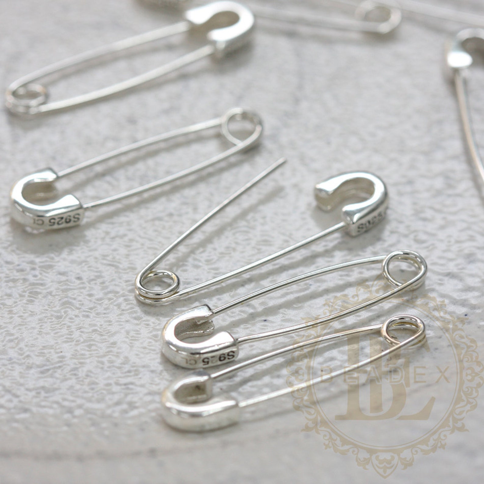 One Piece / 925 Sterling Silver / Safety Pin / Charm / Earring - Etsy