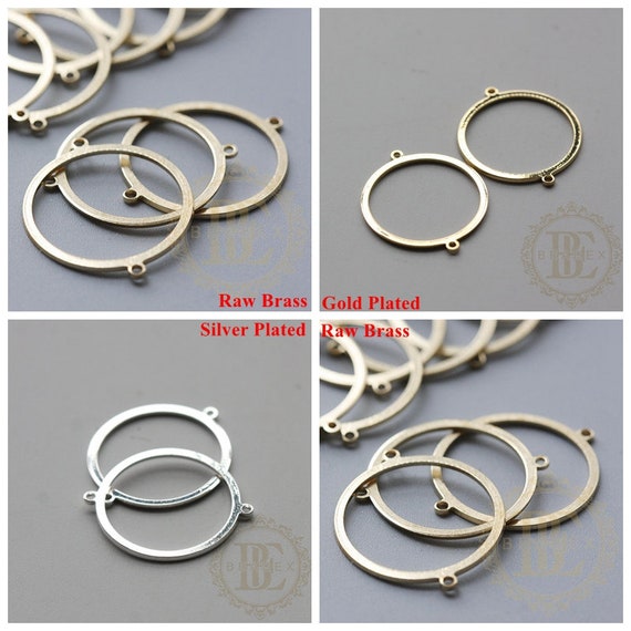 Brass Base / Round / Ring / Loop / Link C3918//V286 | Etsy