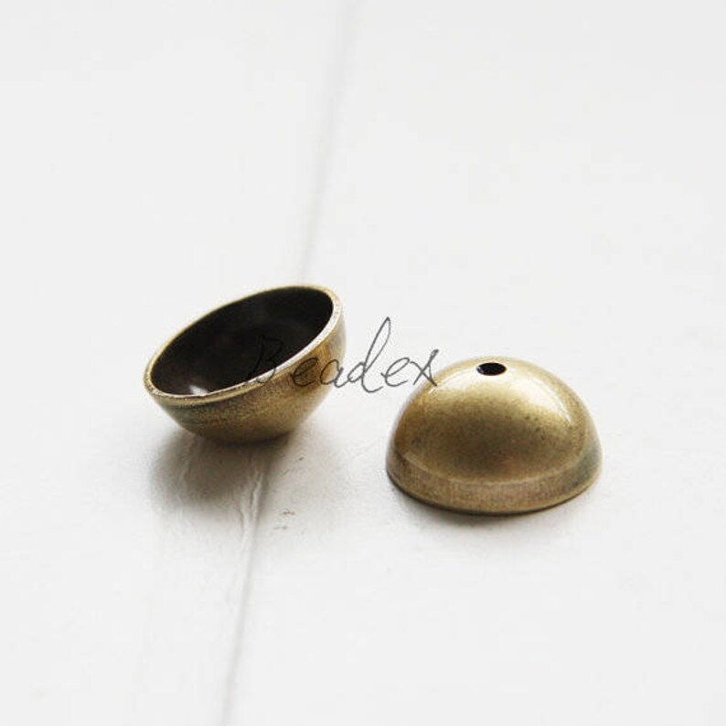 Brass Base / Bead Cap / Round 14x7mm (C1795//P327) - Etsy