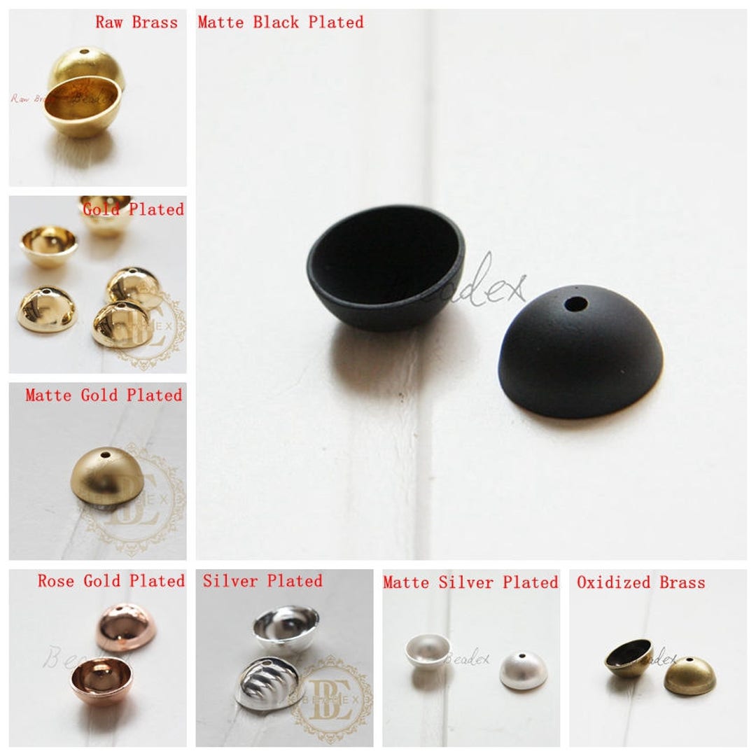 Brass Base / Bead Cap / Round 14x7mm (C1795//P327) - Etsy