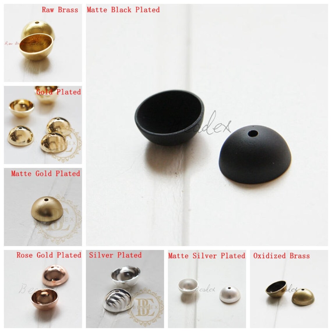 Brass Base / Bead Cap / Round 14x7mm (C1795//P327) - Etsy