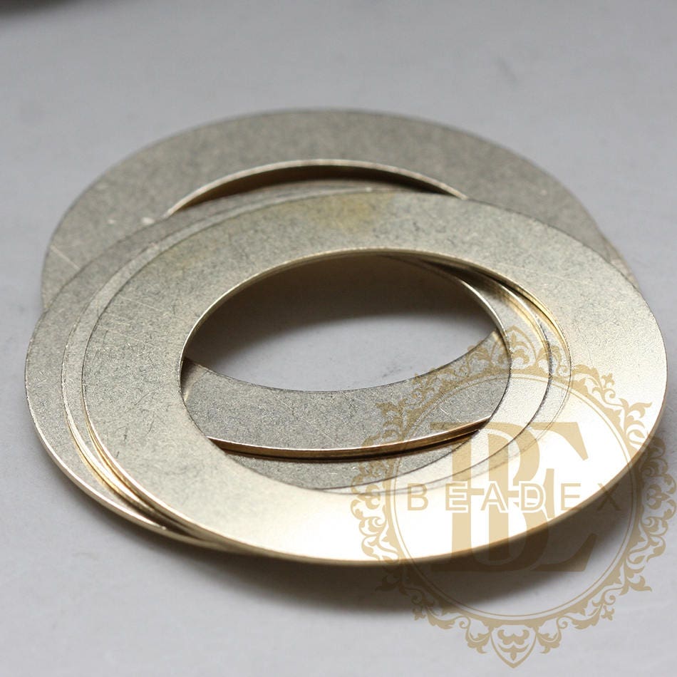 One Piece / Brass Base / Washer / Ring / 60mm1mm | Etsy