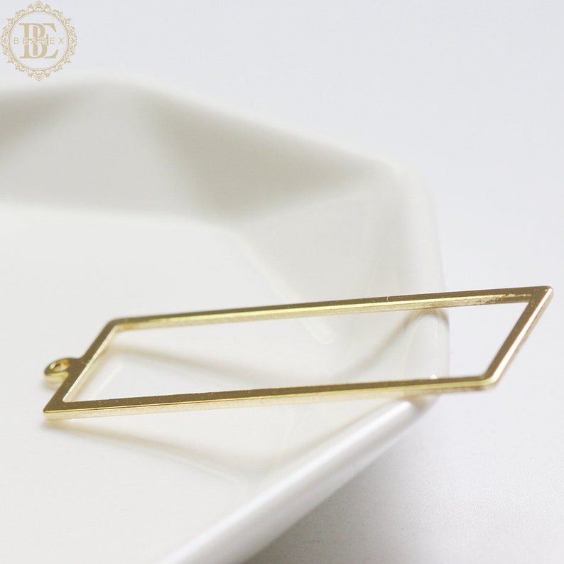 Solid Brass Base / Rectangle / Pendant 4615mm C4244 - Etsy