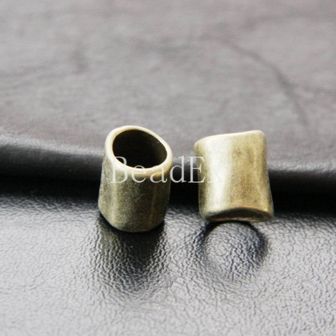 8 Pieces / Big Hole / Spacer / Antique Brass Tone / Base Metal - Etsy