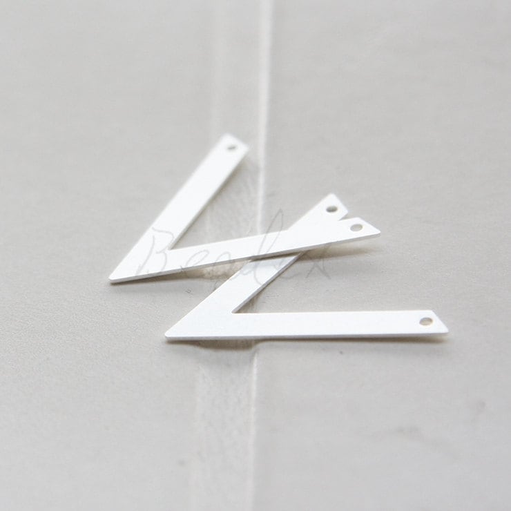 One Piece / Matte Silver Plated / Real Silver / Brass Base / - Etsy