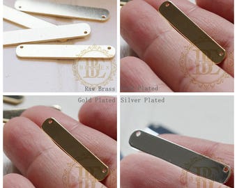 One Piece Premium Rose Gold Plated Brass Base Hammered - Etsy