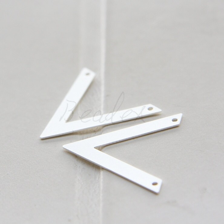 One Piece / Matte Silver Plated / Real Silver / Brass Base / - Etsy