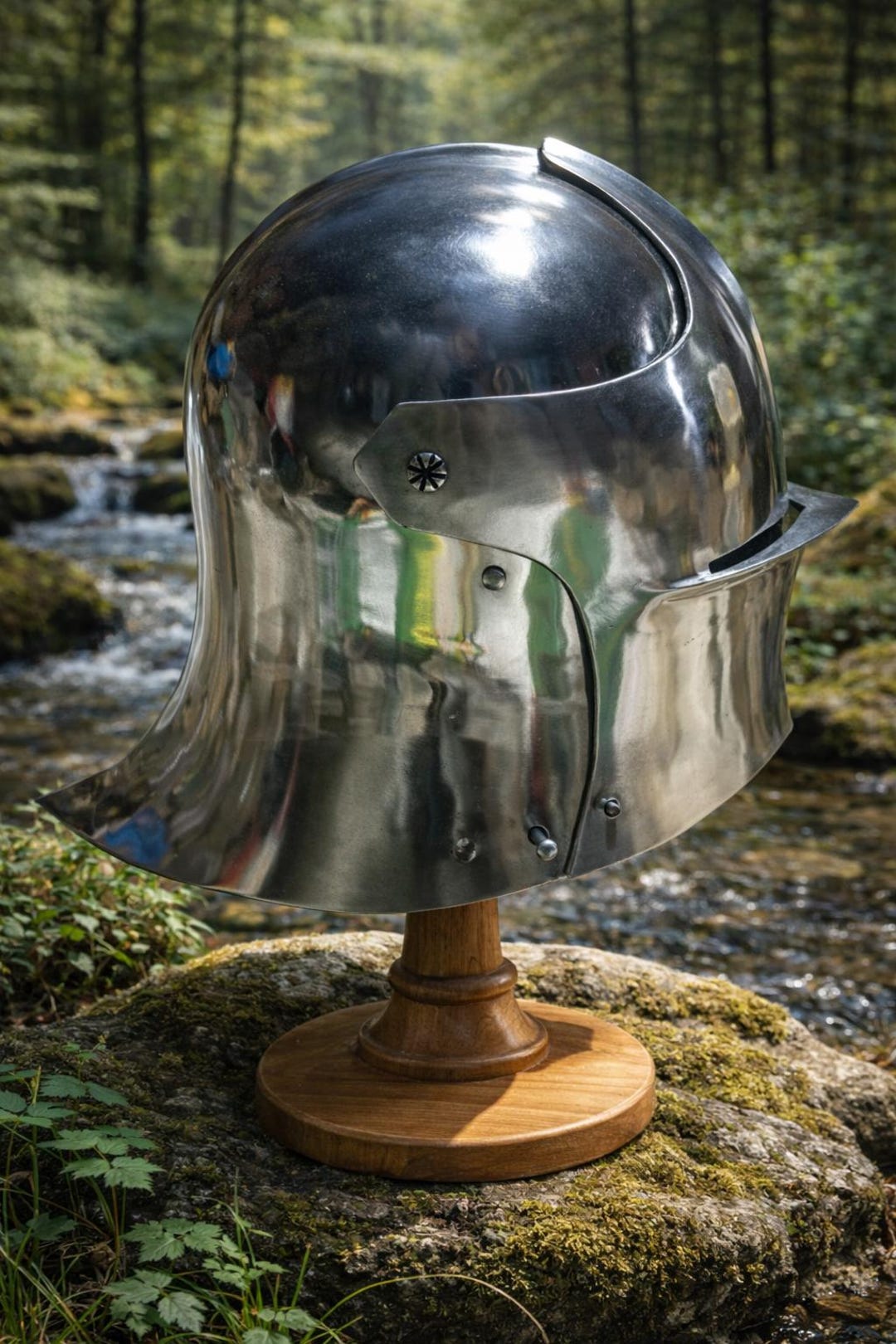15th Century German Sallet Helmet | Gothic Steel Knight Armor for LARP ...