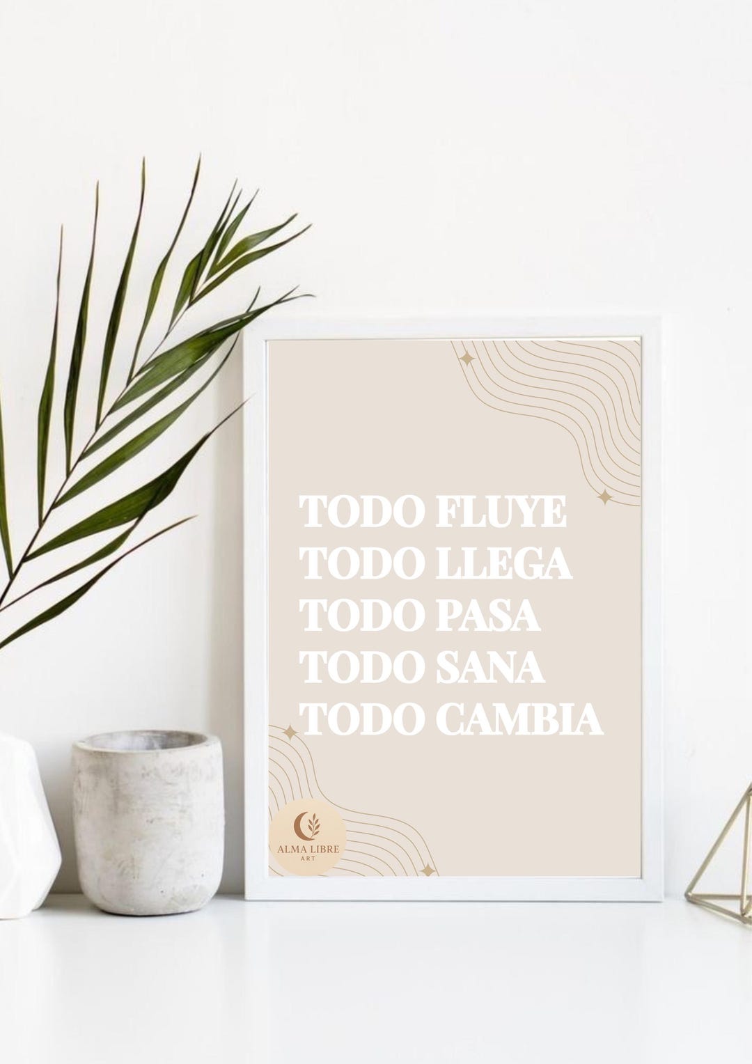 Spanish Motivational Digital Poster – Downloadable Print Positive ...