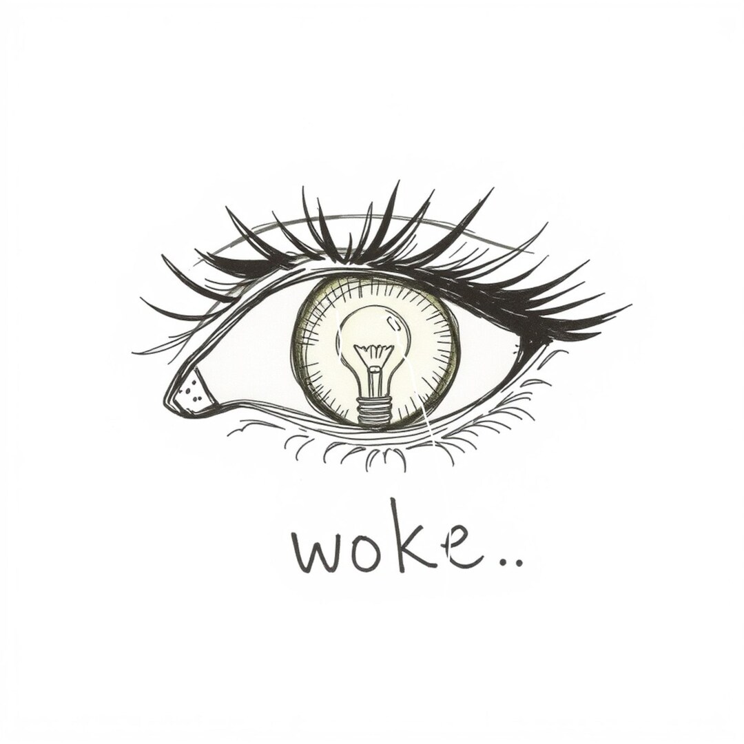 Woke Eye Light Bulb Digital Download – Inspirational Vision Artwork ...
