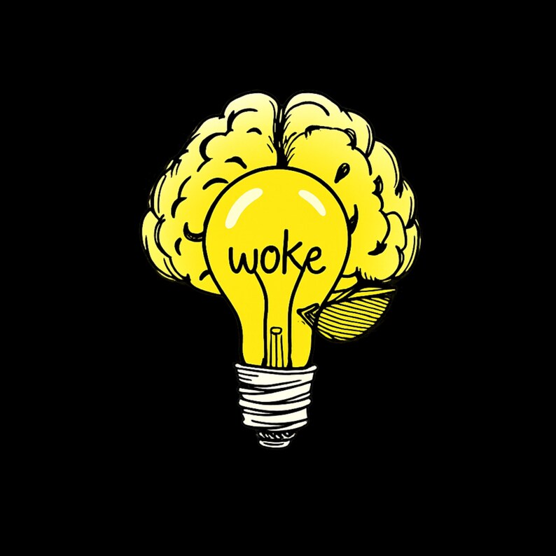 Woke Brain Light Bulb Digital Download – Inspirational Mindfulness Wall ...