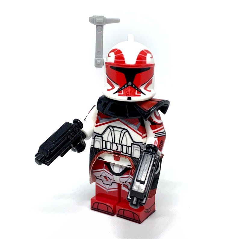Captain Keeli Star Wars Clone Wars Clone Trooper Red Phase 1 Dual ...