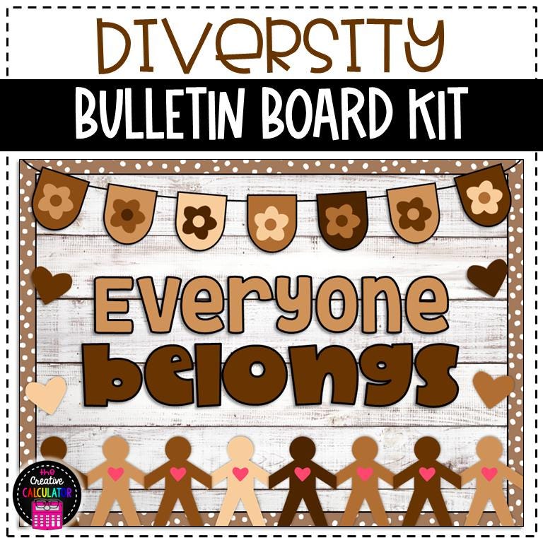 Diversity Inclusion Bulletin Board - Everyone Belongs Bulletin Board ...
