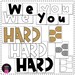 We Can Do Hard Things Bulletin Board - Motivational Bulletin Board ...