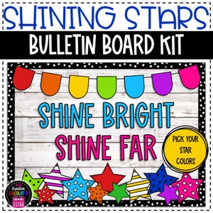 Shining Stars Bulletin Board or Door Decor - Classroom Decor - Etsy