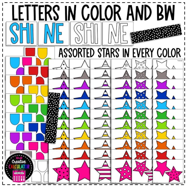 Shining Stars Bulletin Board or Door Decor - Classroom Decor - Etsy