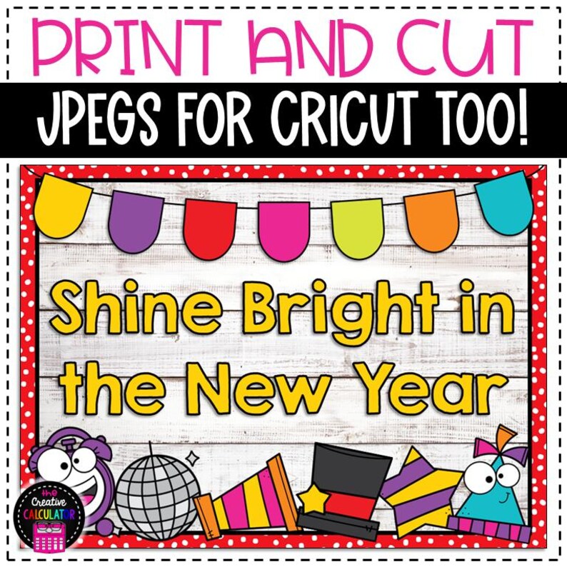 New Year Bulletin Board or Door Decor - New Years Bulletin Board ...