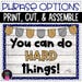 We Can Do Hard Things Bulletin Board - Motivational Bulletin Board ...