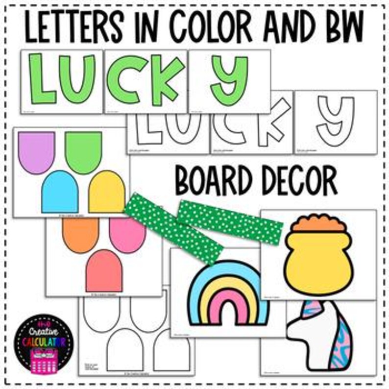 Lucky Charms Bulletin Board or Door Decor - St Patrick's Day Bulletin ...