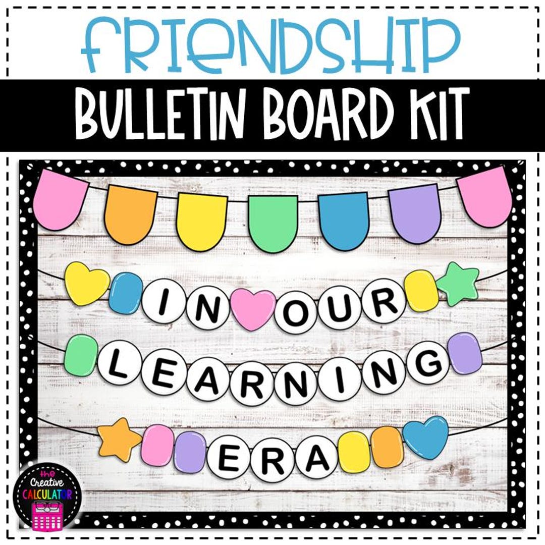 Friendship Bracelet Bulletin Board or Door Decor - Back to School ...