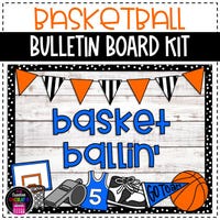 March Madness Bulletin Board Kit | Basketball Bracket | Basketball ...