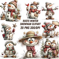 106 PNG Cute Christmas Clipart Bundle Santa, Snowman, Fairy, Nutcracker ...