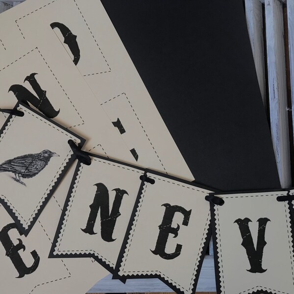 Raven Banner - Etsy