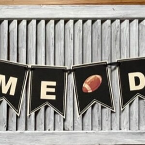 PRINTABLE Game Day Banner, Football Bunting, Football Party Decorations ...
