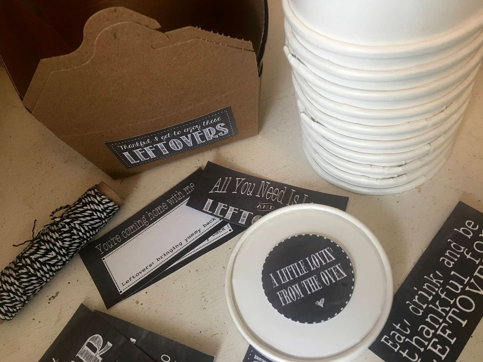 PRINTABLE Leftovers Tags Labels and Sign Instant Download | Etsy