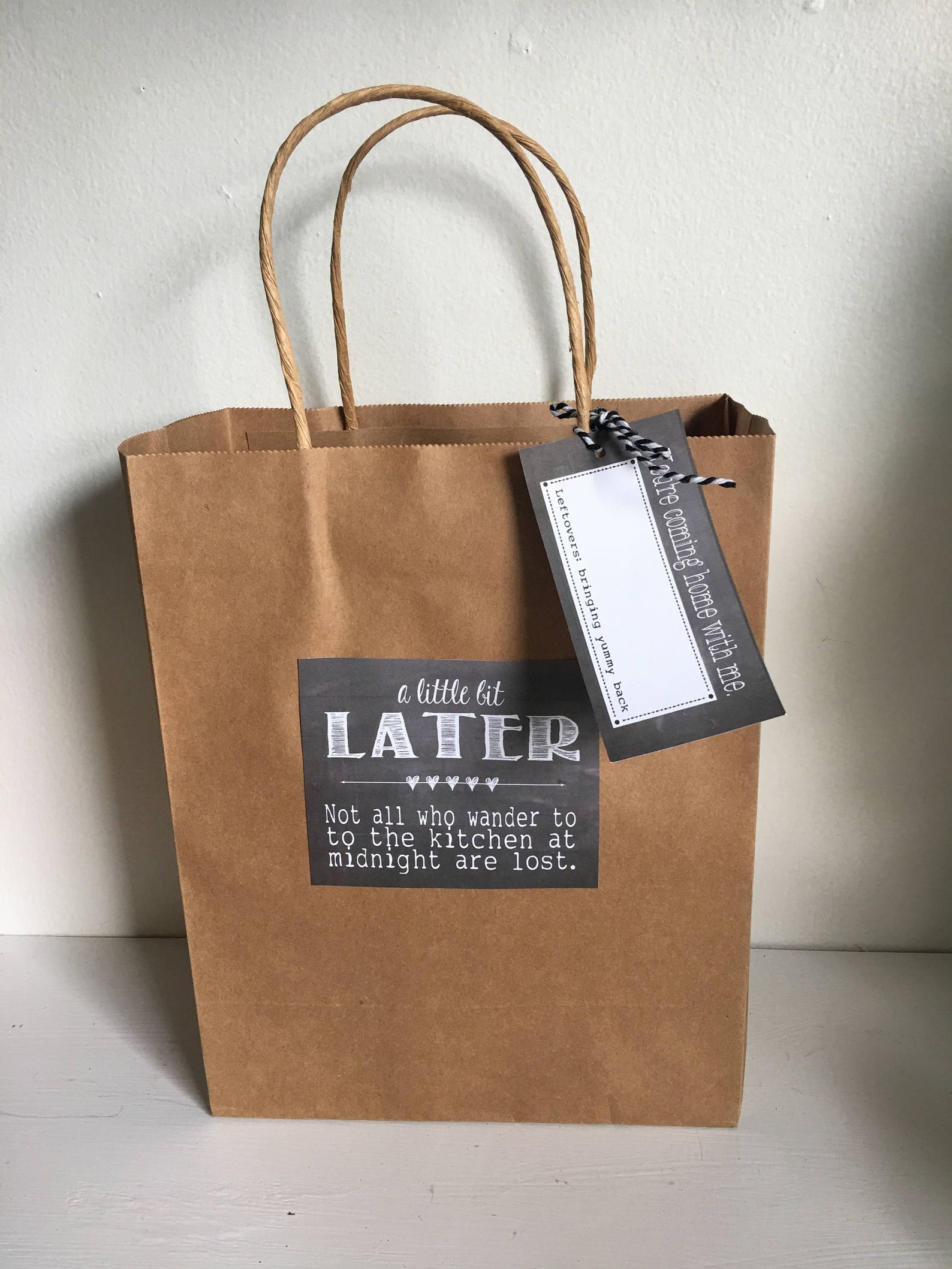 Leftovers To-go Bags Set of 6 Thanksgiving Friendsgiving | Etsy