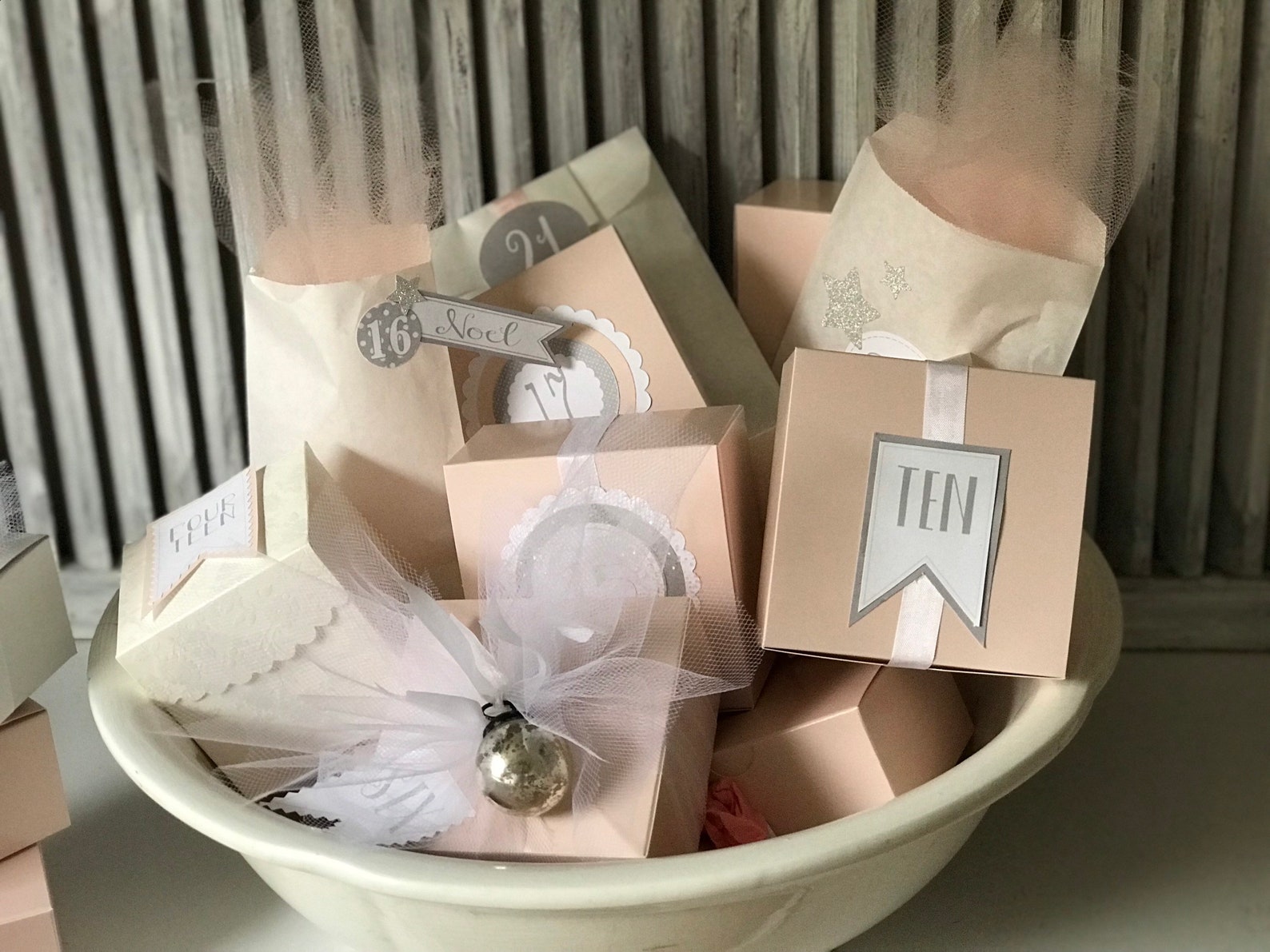 PRINTABLE Advent Calendar Packaging Kit Christmas Countdown - Etsy