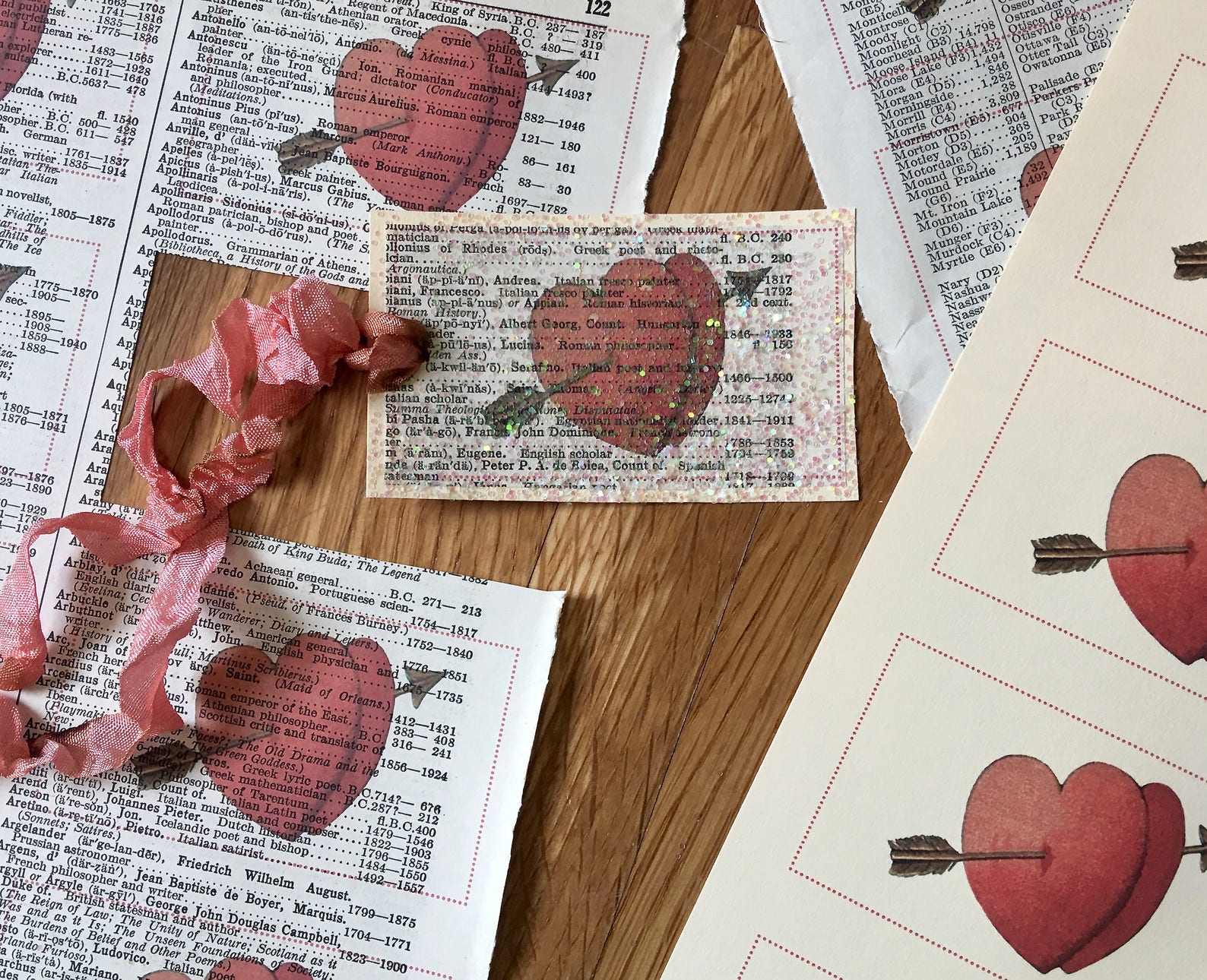 Printable Heart Labels or Tags for Gift Boxes or Bags | Etsy