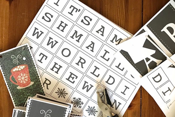 PRINTABLE Tiny It's A Marshmallow World in the Winter | Etsy