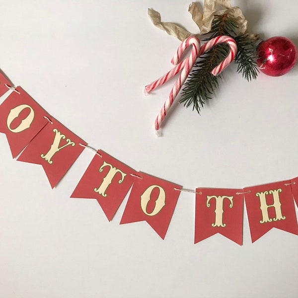 Joy Banner - Etsy