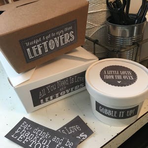 PRINTABLE Leftovers Tags, Labels and Sign, Instant Download ...