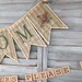BLOOM Paper Banner on Vintage Dictionary Pages, Garden Sign, Springtime ...