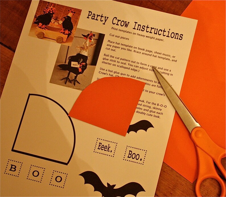 PRINTABLE Party Hat for Crows and Ravens - Etsy