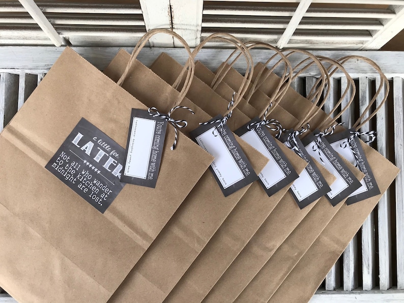 Leftovers To-go Bags- Set of 6 | Thanksgiving | Friendsgiving | To-go ...