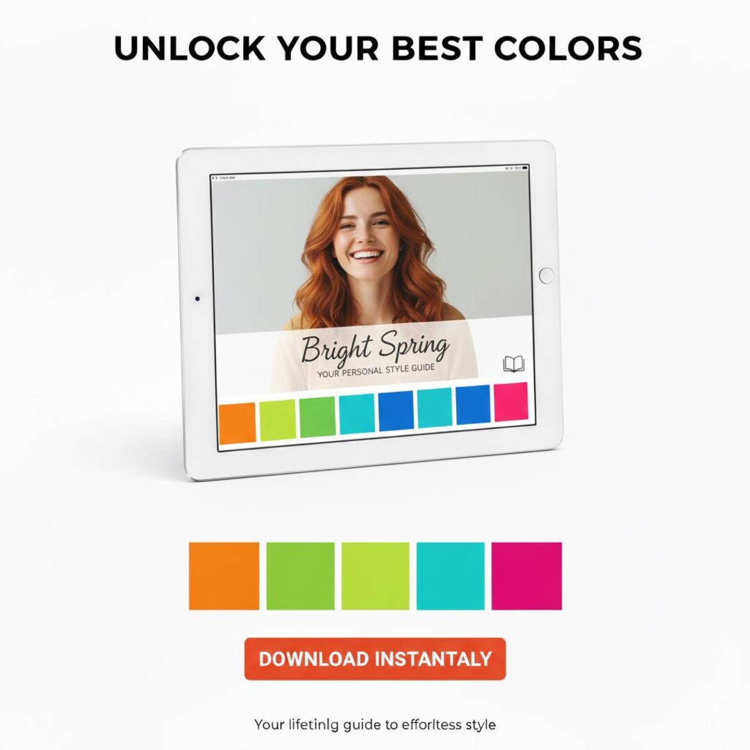 Bright Spring Style & Beauty Mega Bundle: Color Palette + Makeup ...