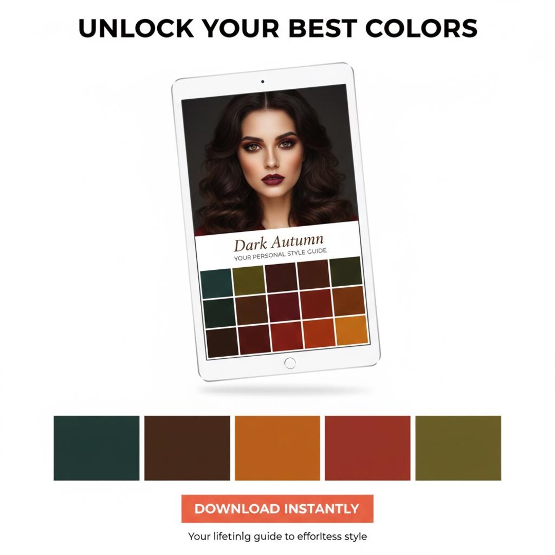 Dark Autumn Style & Beauty Mega Bundle: Color Palette + Makeup ...