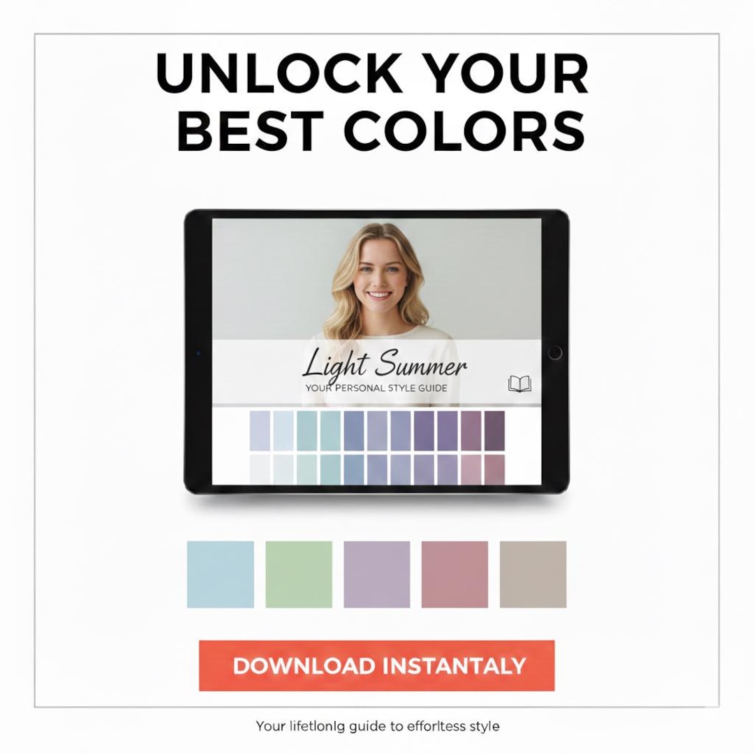 Light Summer Season Color Analysis | Complete Season Analysis (pdf) - Etsy