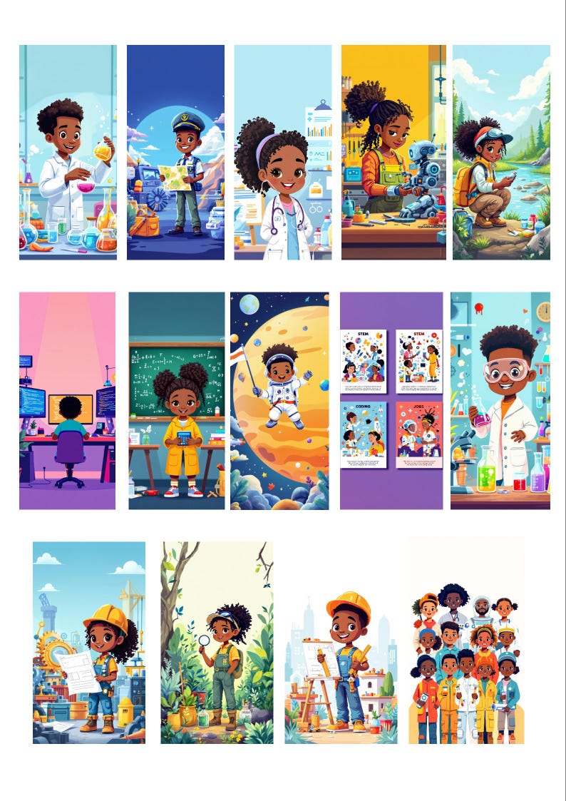 14 Various Printable STEM Careers Posters Bundle | Educational ...