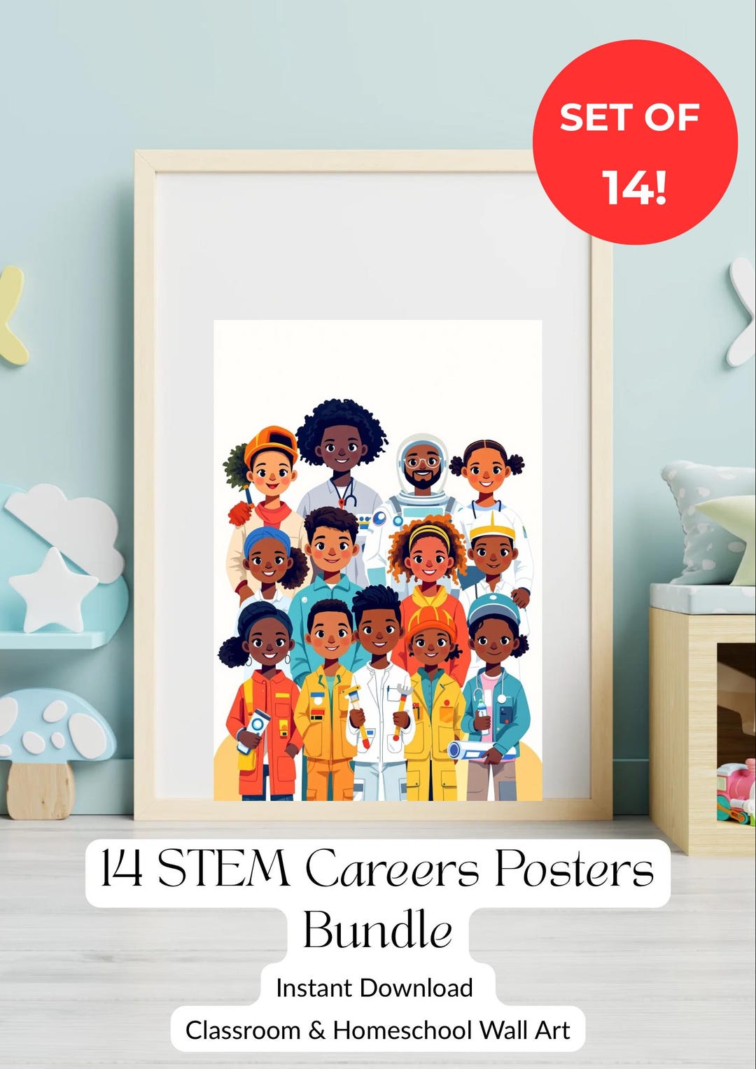 14 Various Printable STEM Careers Posters Bundle | Educational ...