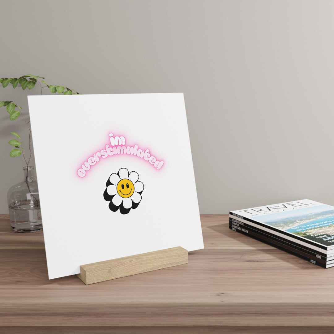 Colorful Gallery Board With Stand for Inspiring Home Decor, Art Display ...